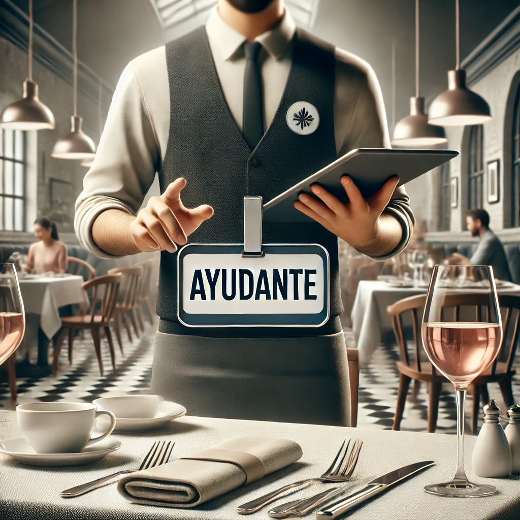 Clasificación profesional de ayudante de camarero y camareros